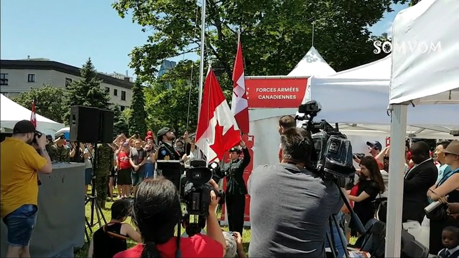Canada Day Flag Hoisting Ceremony Part I – SOMVOM – Your one stop ...
